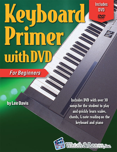 Keyboard Primer Book For Beginners w/DVD – Sunday Guitars