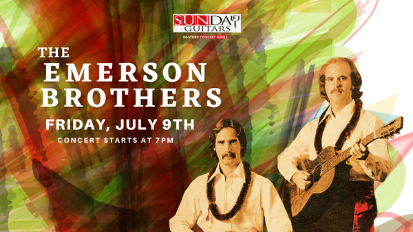 Hawaiian Guitar Masters "The Emerson Brothers" Live at Sunday Guitars