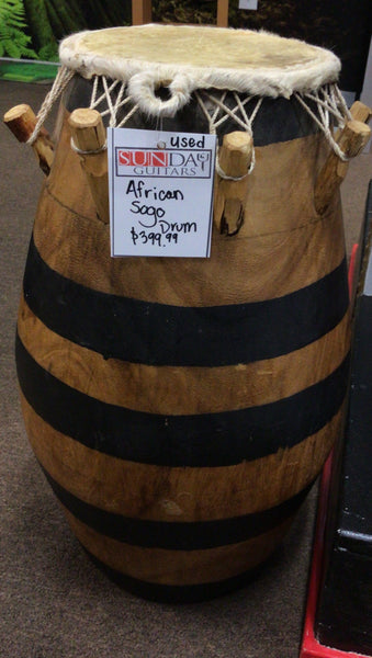 African Sogo Drum Used – Sunday Guitars