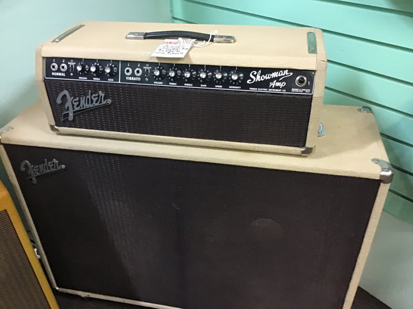Fender Dual Showman vibrato Amp w/Cab 1966Vintage – Sunday Guitars
